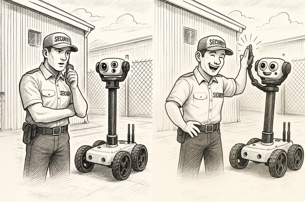 How Watchbot reinforces the work of security guards with autonomous ...